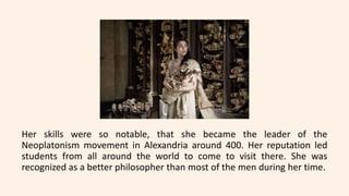 Hypatia - the first woman scientist | PPTX