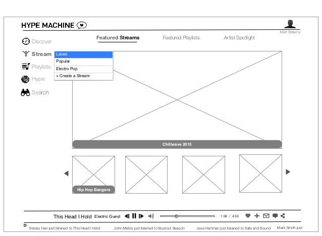Hype Machine UX Redesign