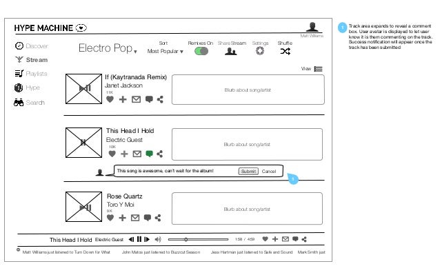 Hype Machine UX Redesign