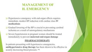 Hypensive urgency and emergency | PPTX