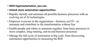 Hyper automation | PPTX