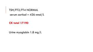 Hyper-CK-emia case presentation medicine | PPTX