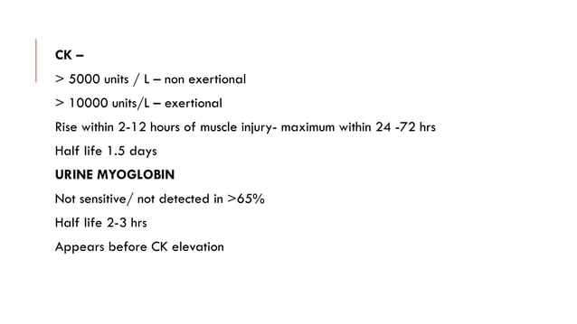 Hyper-CK-emia case presentation medicine | PPT