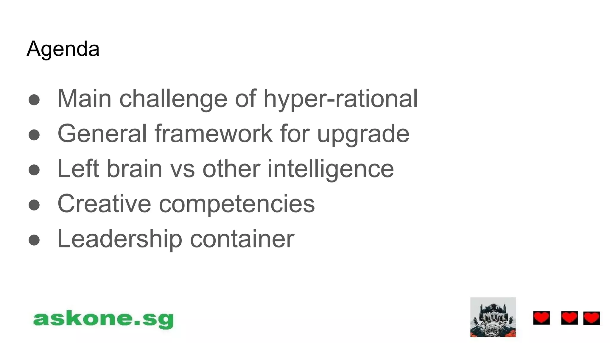 Hyper rational as change leaders | PPT