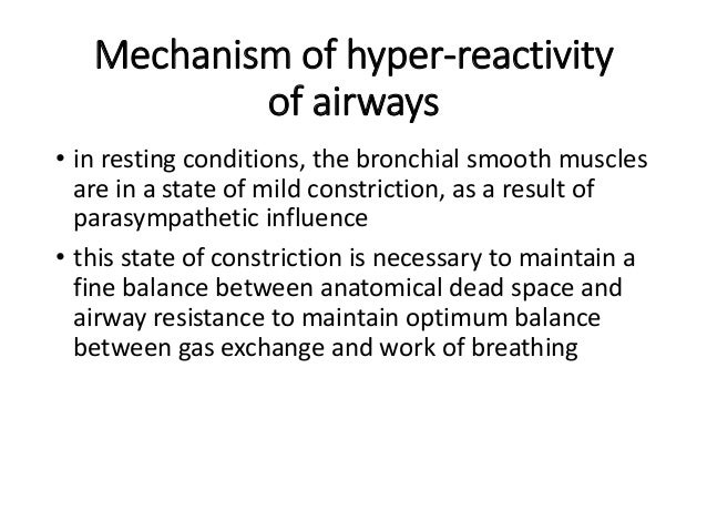Hyper reactive airways and anesthesia | PPT