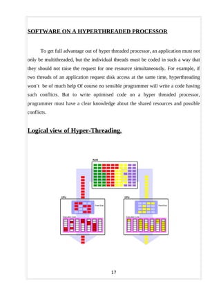Hyper threading technology | PDF | Operating Systems | Computer Software and Applications