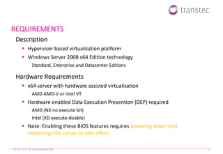 Microsoft Hyper-V explained | PDF