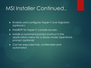 Folsom Summit - Hyper-V Deep Dive | PDF | Operating Systems | Computer Software and Applications