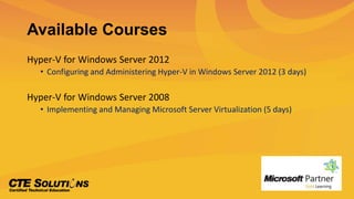 Hyper-v for Windows Server 2012 Live Migration | PPTX | Operating Systems | Computer Software ...