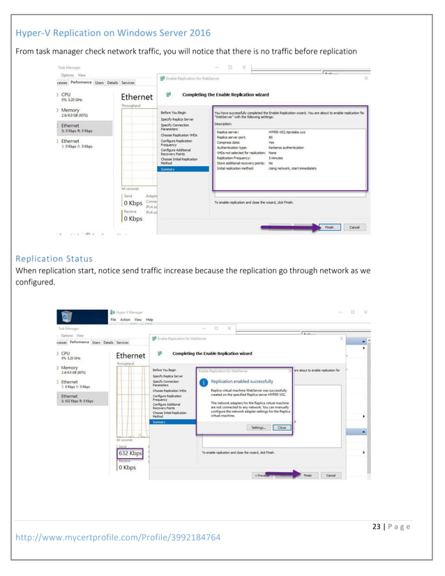 Hyper v replication on windows server 2016 step by step | PDF | Operating Systems | Computer ...