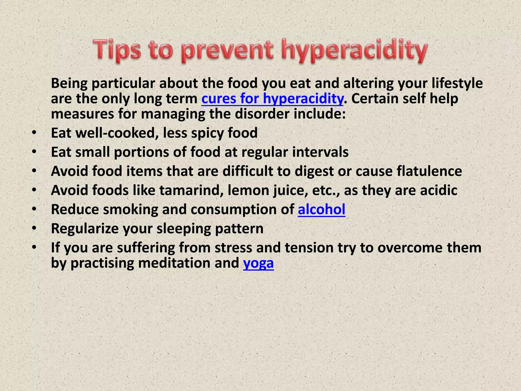Hyperacidity | PPTX