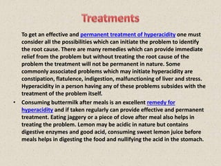 Hyperacidity | PPTX