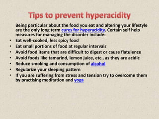 Hyperacidity | PPTX