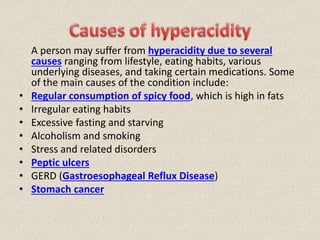 Hyperacidity