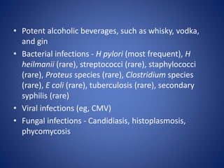 Hyper acidity or acute or chronic gastritis | PPTX