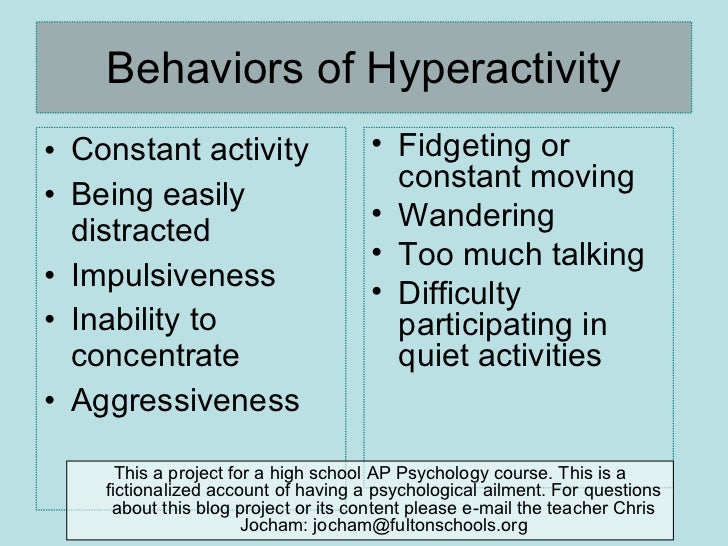 Hyperactivity