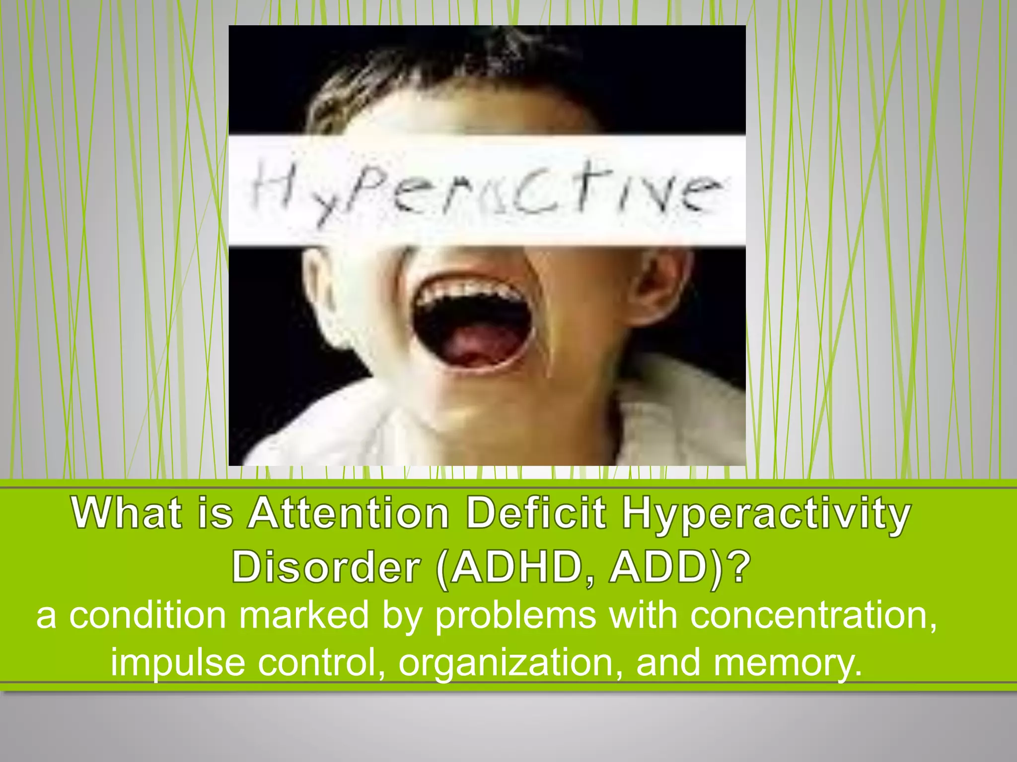 Hyperactivity disorder | PPT