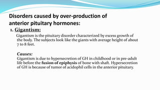 Hyperactivity of anterior pituitary gland | PPTX