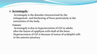 Hyperactivity of anterior pituitary gland | PPTX