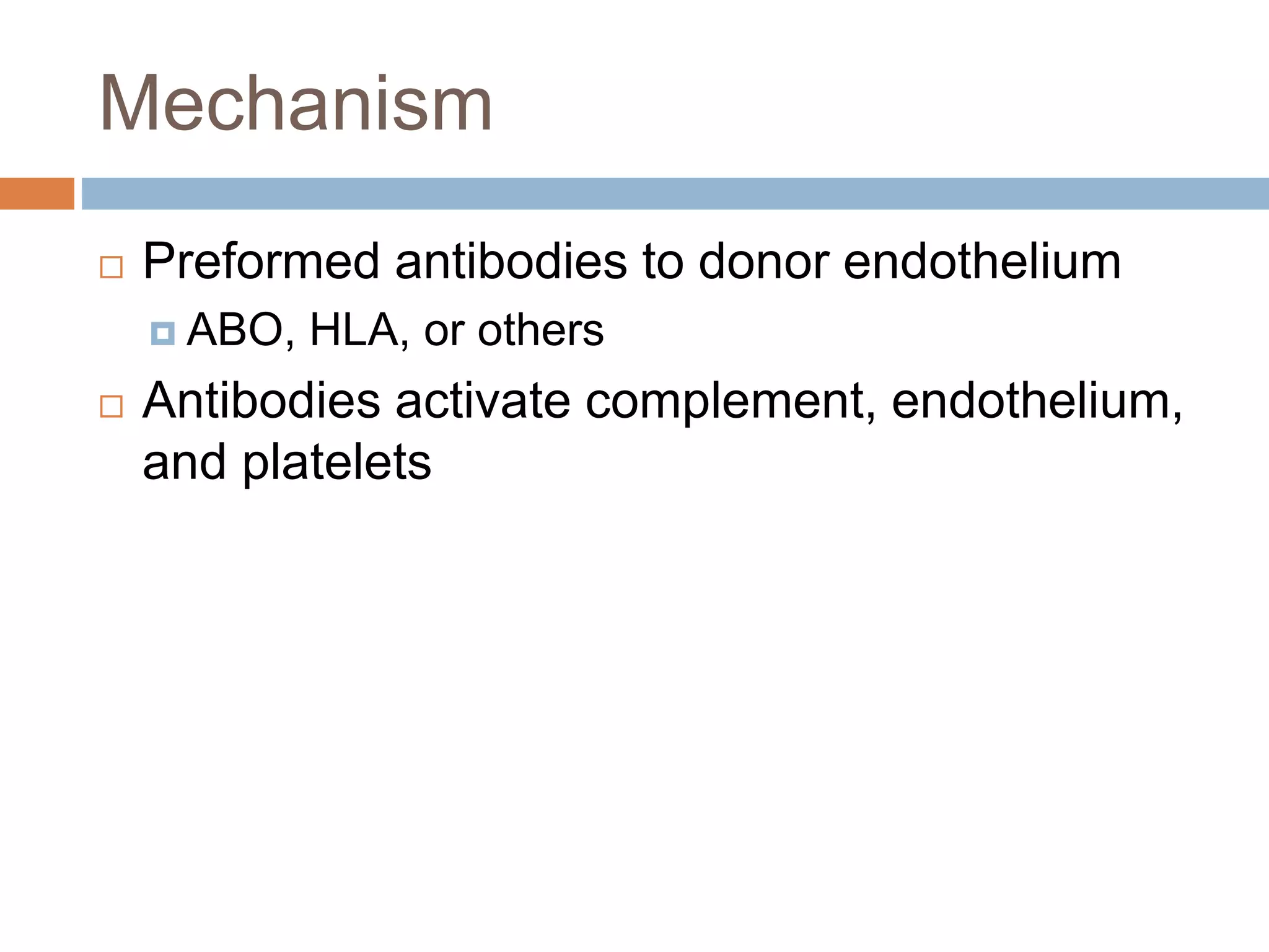Hyperacute Rejection of Renal Transplants | PPTX