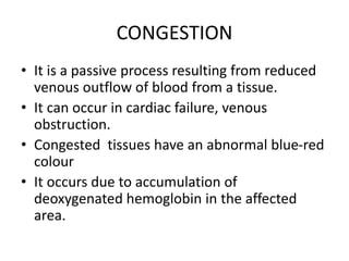 HYPERAEMIA congrstion haemoorhage cvc spleen | PPT