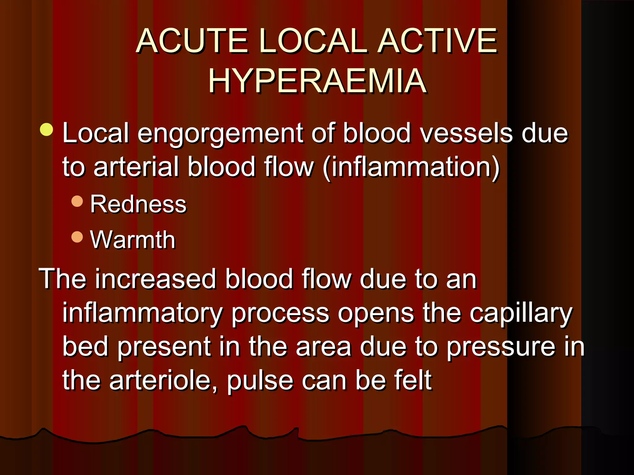 Hyperaemia, congestion and haemorrhage | PPT
