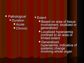 Hyperaemia, congestion and haemorrhage | PPT