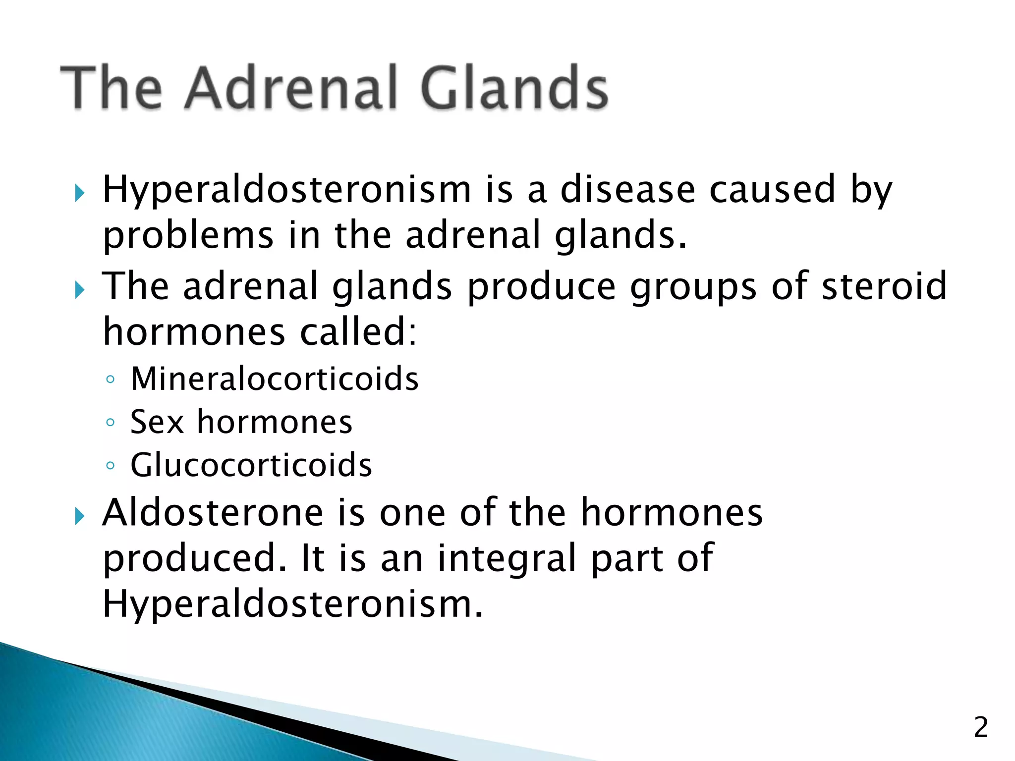 Hyperaldosteronism | PPTX