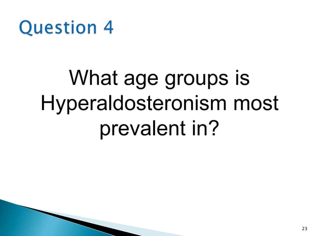 Hyperaldosteronism | PPTX