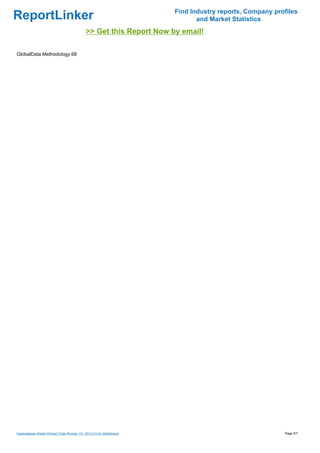 Hyperalgesia Global Clinical Trials Review, H1, 2013 | PDF