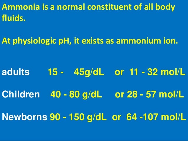 Hyperammonemia