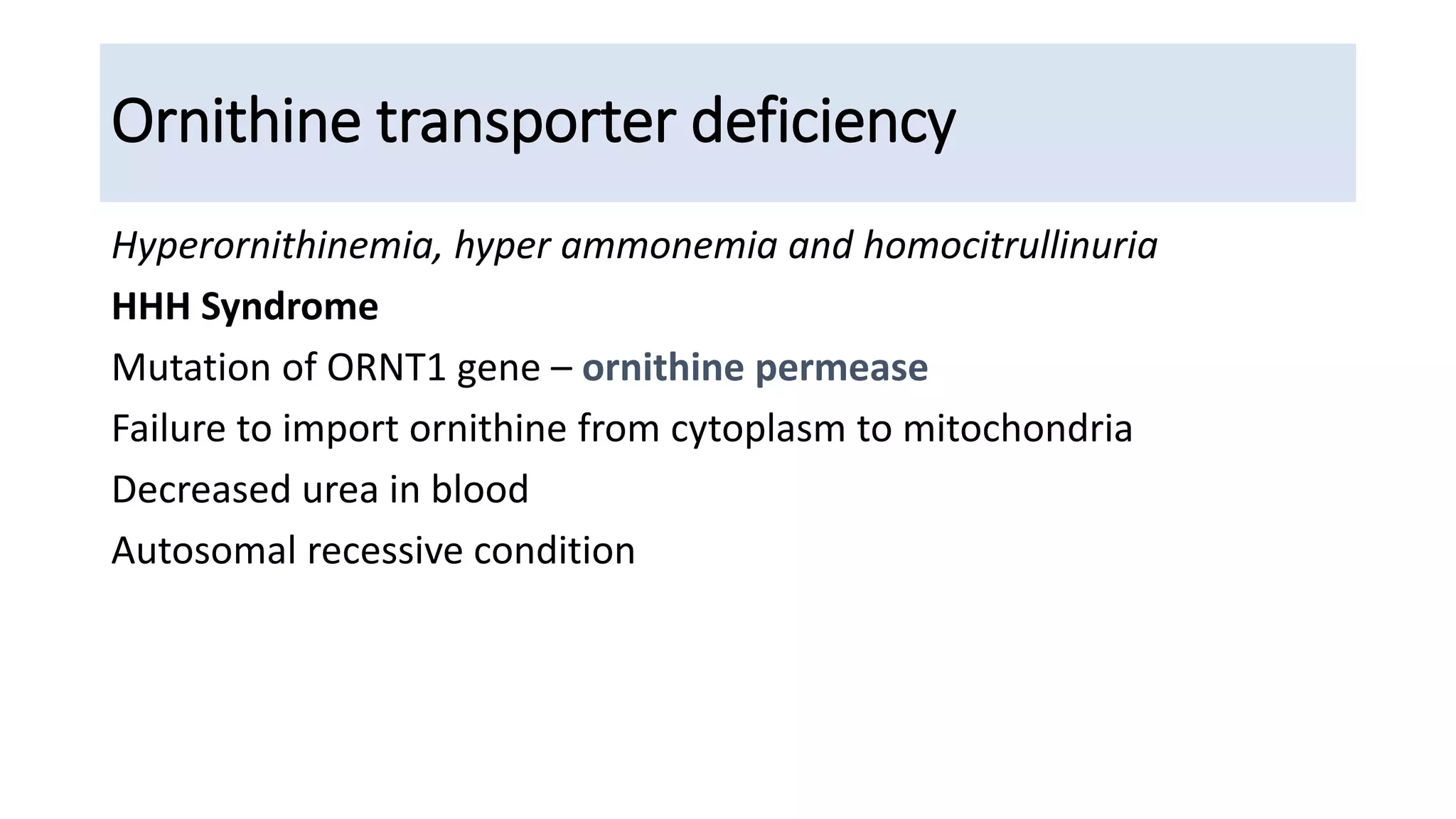 Hyperammonemia | PPTX