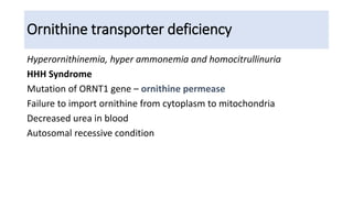 Hyperammonemia | PPTX