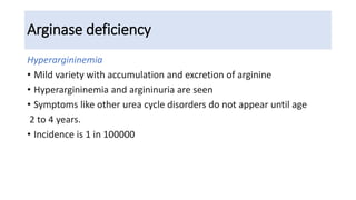 Hyperammonemia | PPTX
