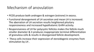 Hyperandrogenism & hyperinsulinemia in PCOS | PPTX