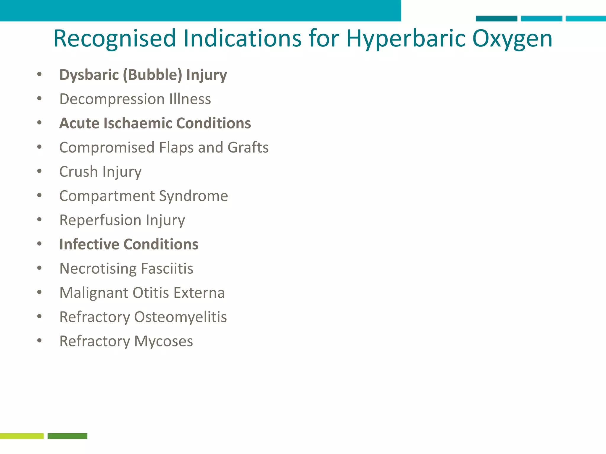 Hyperbaric medicine | PPTX
