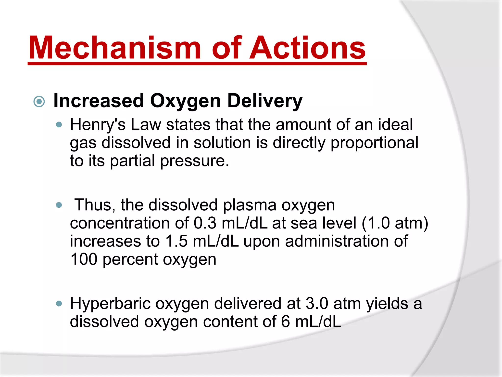 Hyperbaric oxygen therapy | PPTX