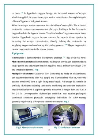 Hyperbaric oxygen therapy (HBOT) | PDF | First Aid | Injuries