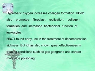 Hyperbaric oxygen therapy in peridontics | PPTX
