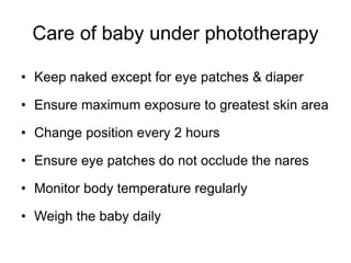 unit 3 nursing care of a neonate Hyperbilirubinemia neonate.ppt