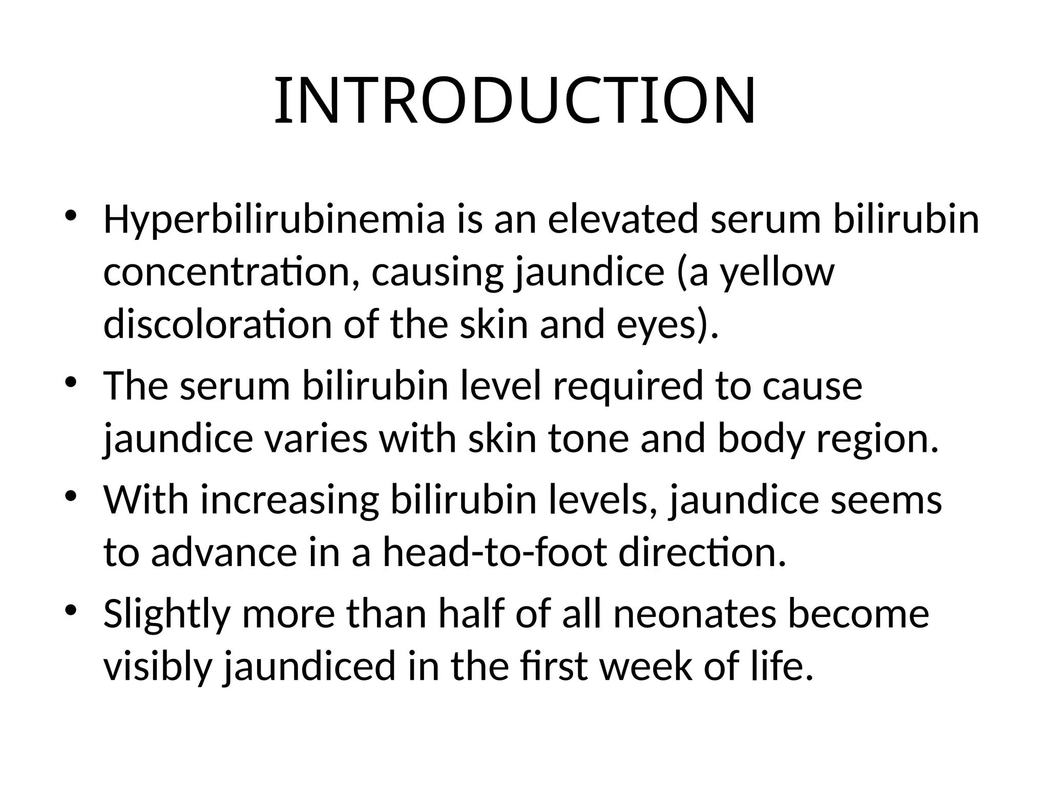 HYPERBILIRUBINEMIA. powerpointpresentation | PPTX
