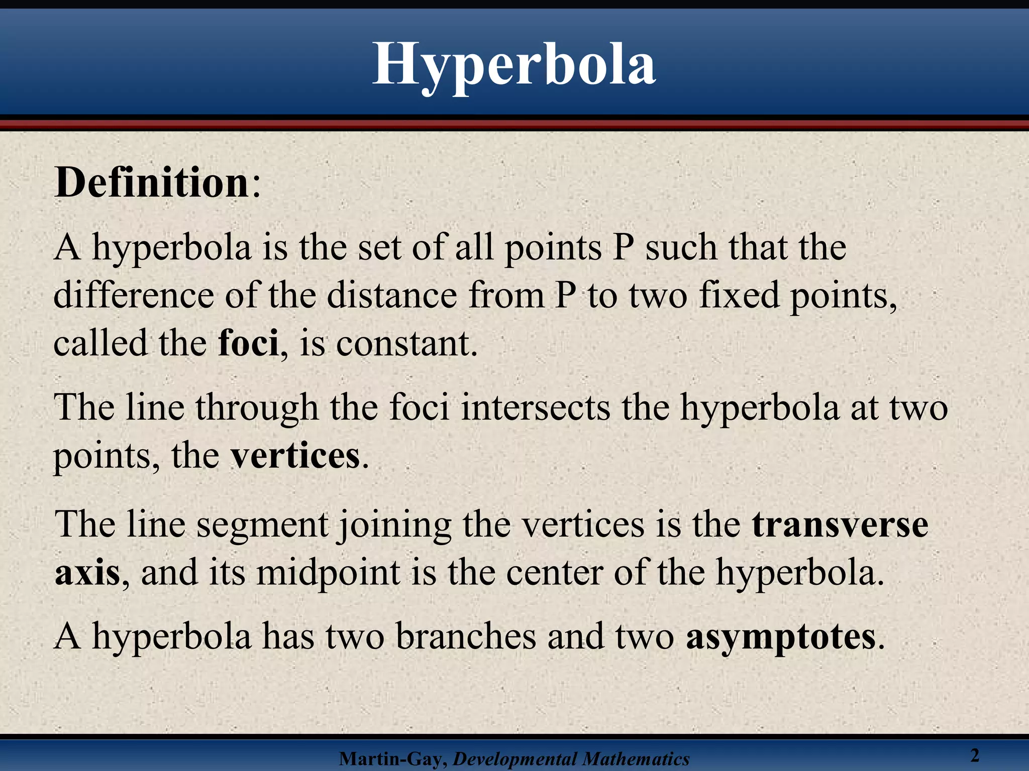 Hyperbola | PPT