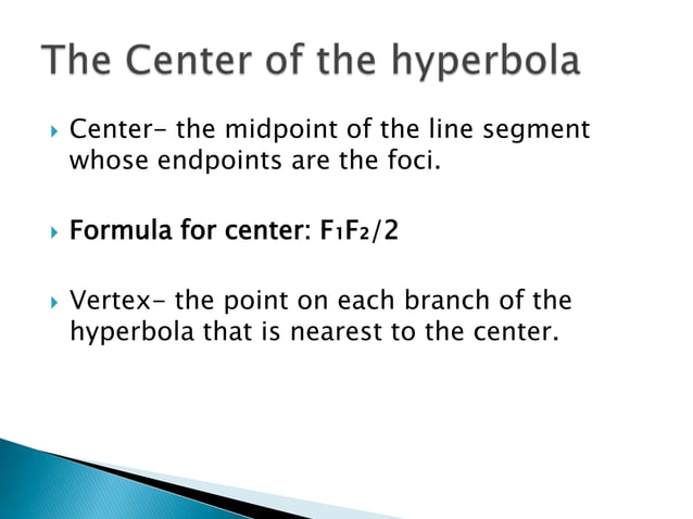 Hyperbolas | PPT