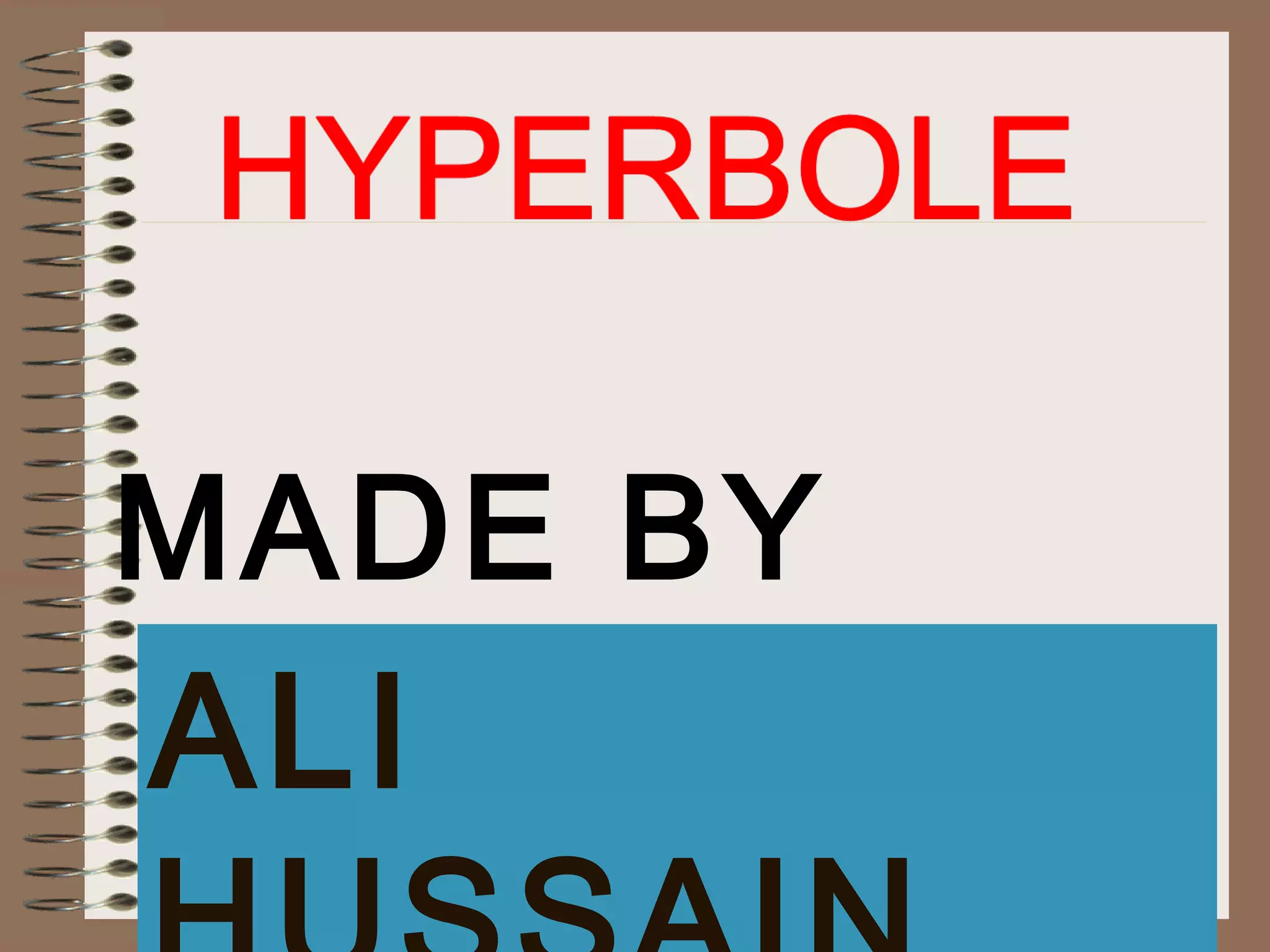 Hyperbole | PPT
