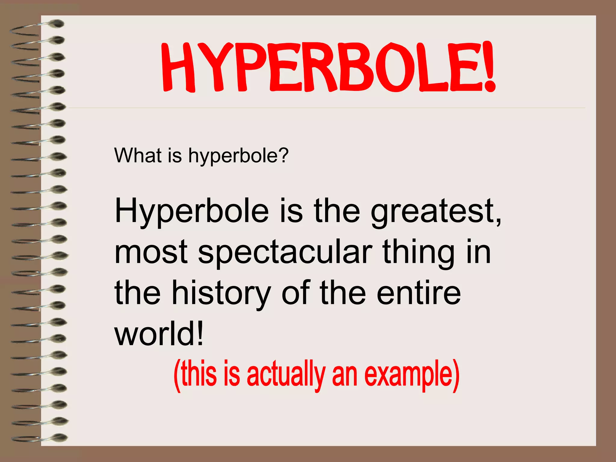 Hyperbole | PPT