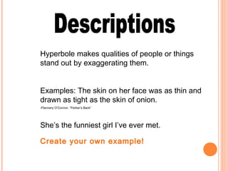 Hyperbole | PPT | Humor and Satire | Pop Culture