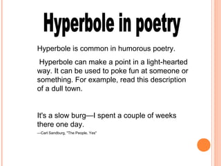 Hyperbole | PPT | Humor and Satire | Pop Culture