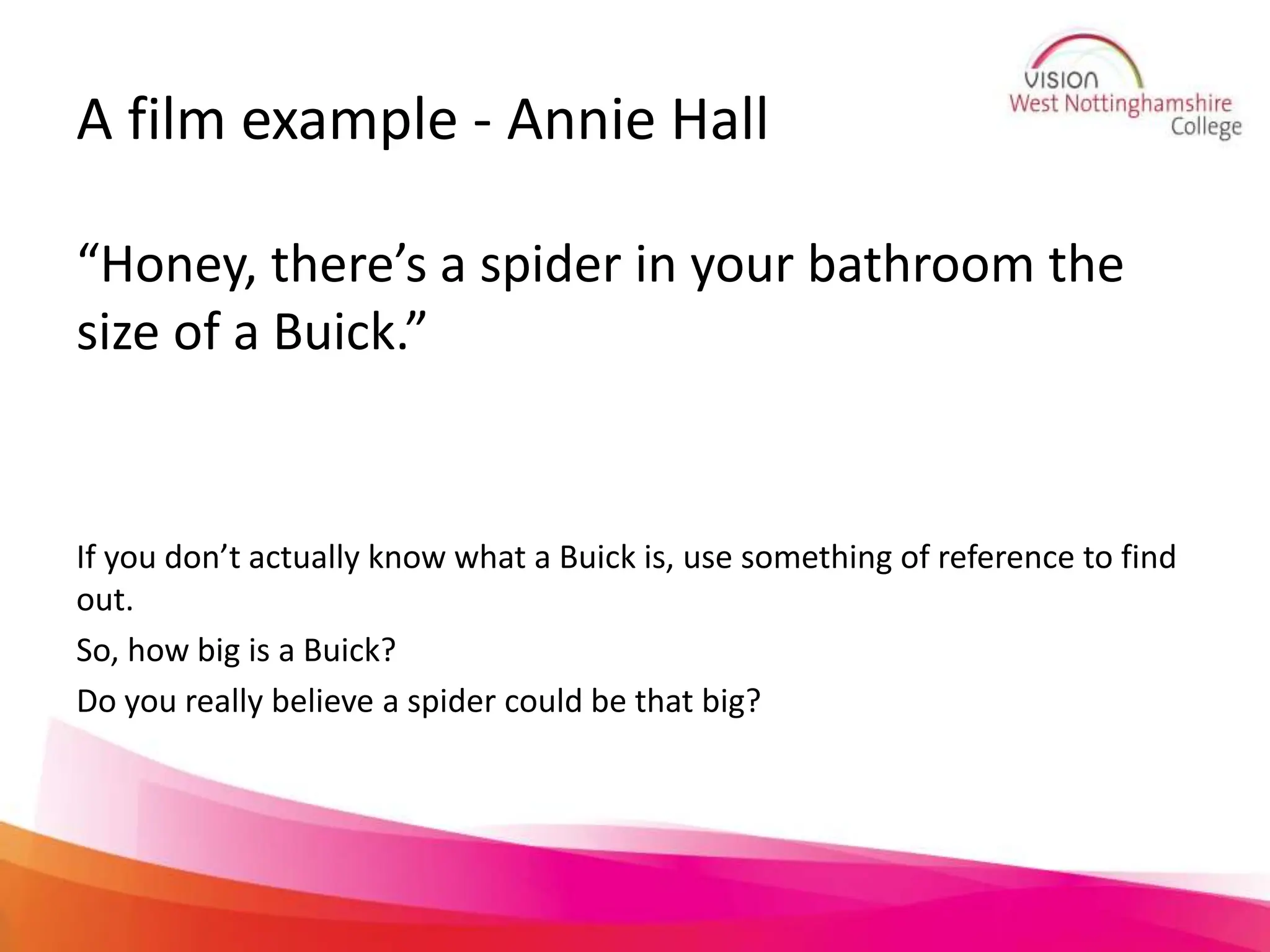 Hyperbole presentation is the lexical unity | PPT