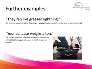 Hyperbole presentation is the lexical unity | PPT