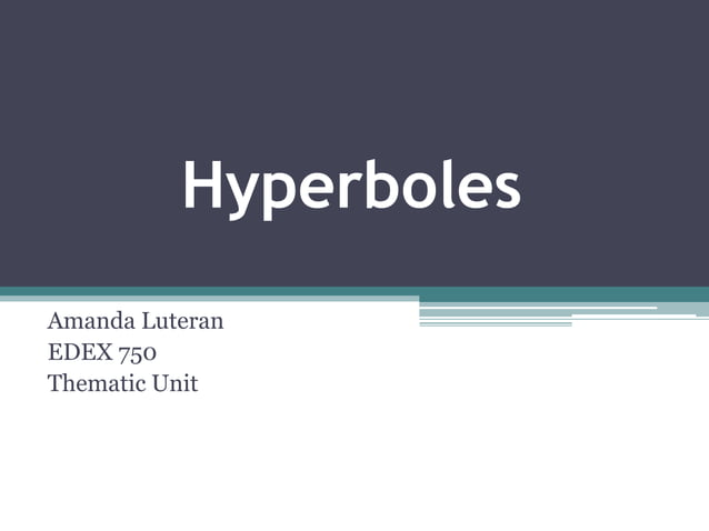 Hyperboles | PPT